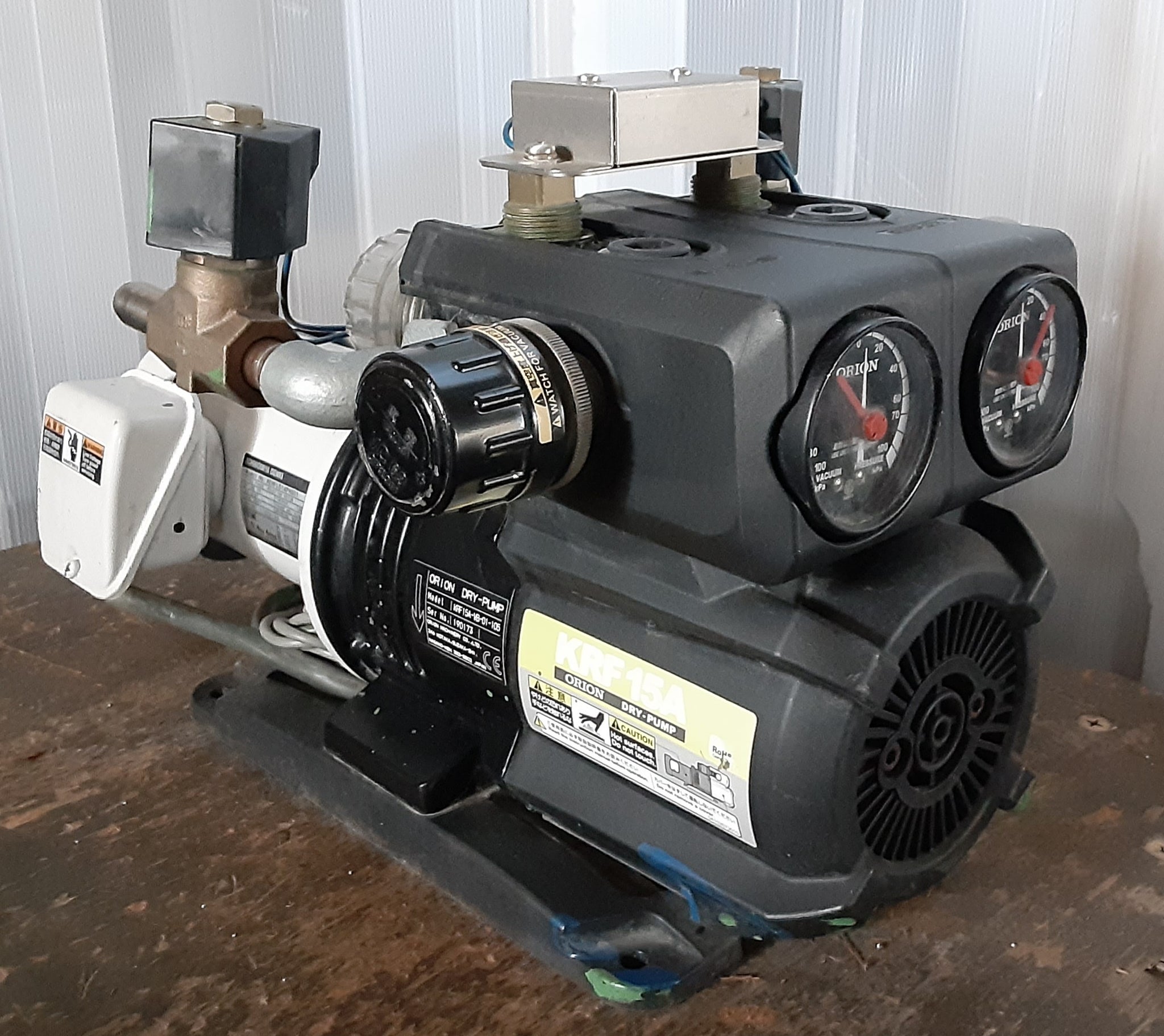 中古 オリオン製 標準型KRFシリーズ KRF-15A-VB-01-105 ドライポンプ(真空ポンプ) - 中古機械販売 カミカッコー